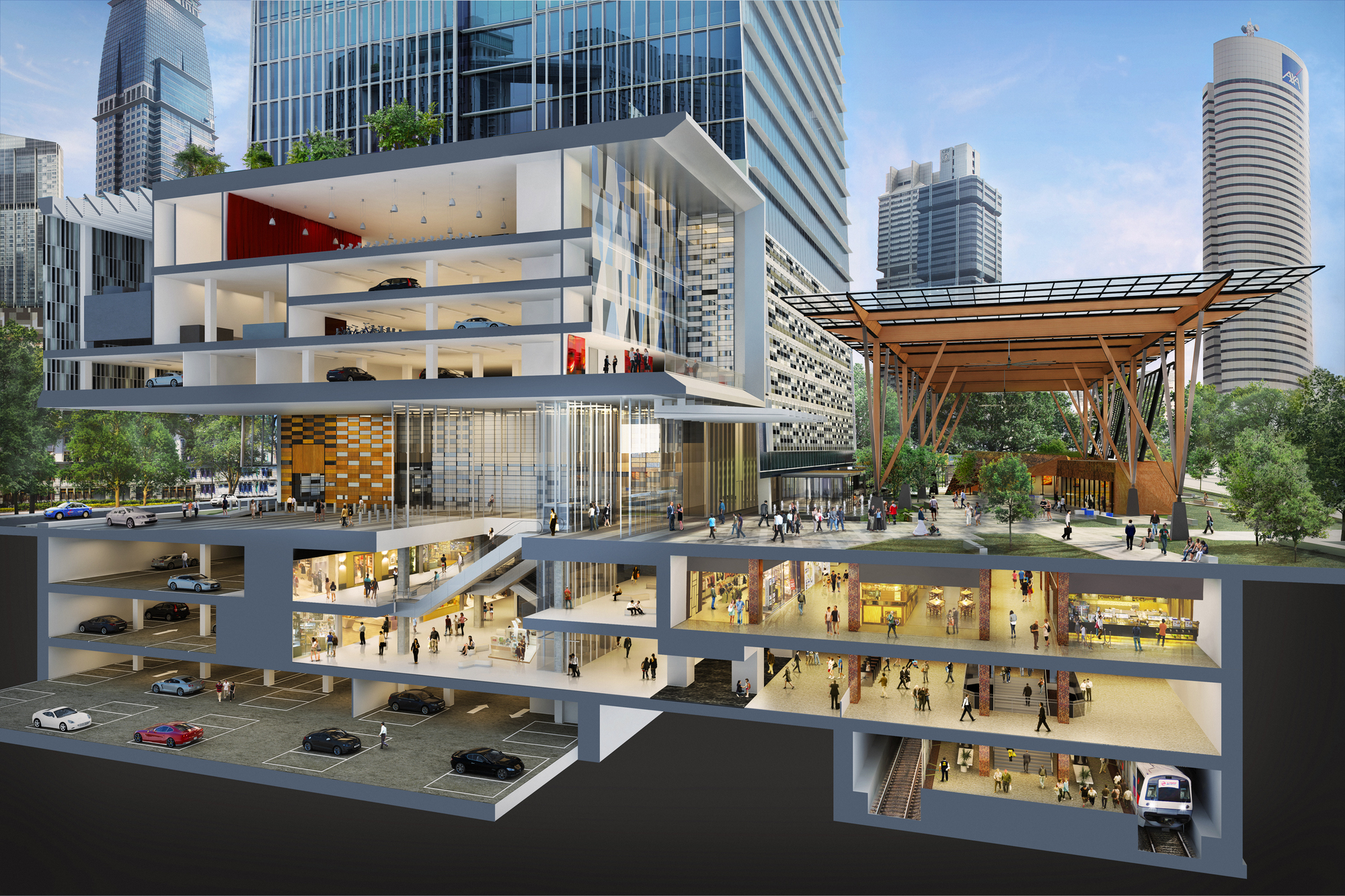Tanjong Pagar Centre | Architecture building, Architecture, Mix use building