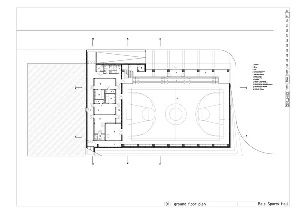 Sport hall, Sport hall plan, Stadium plan