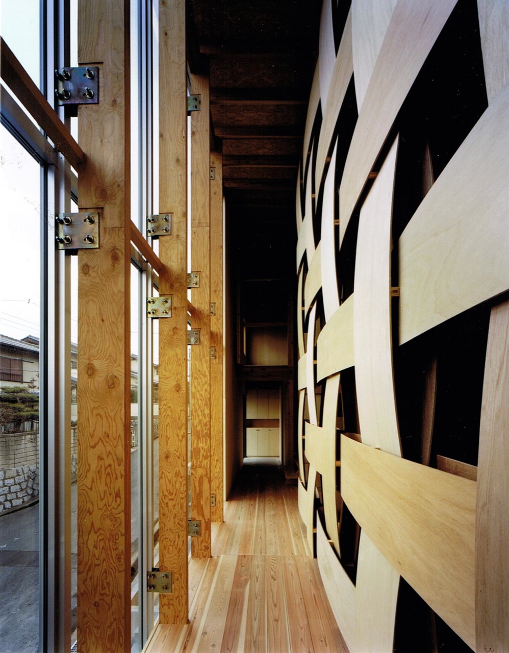Wood and glass mullion | Interior architecture design, Facade ...