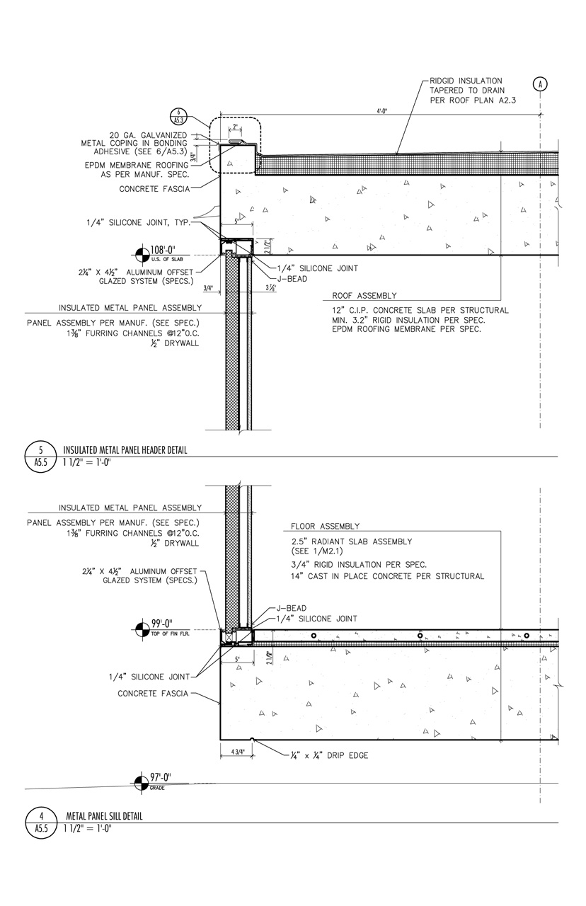 Architecture Photography: curtain wall detail 02 (212720)