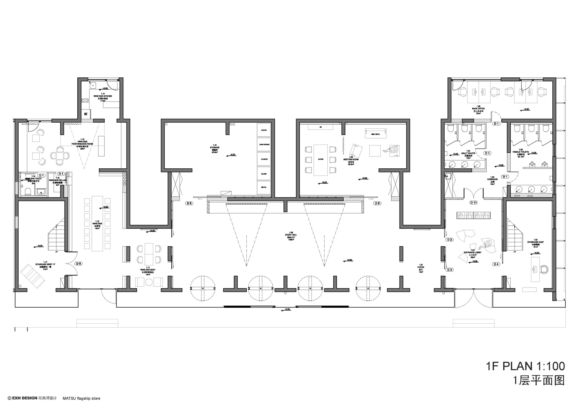 FFE Plan | Store plan, Floor plans, Construction drawings