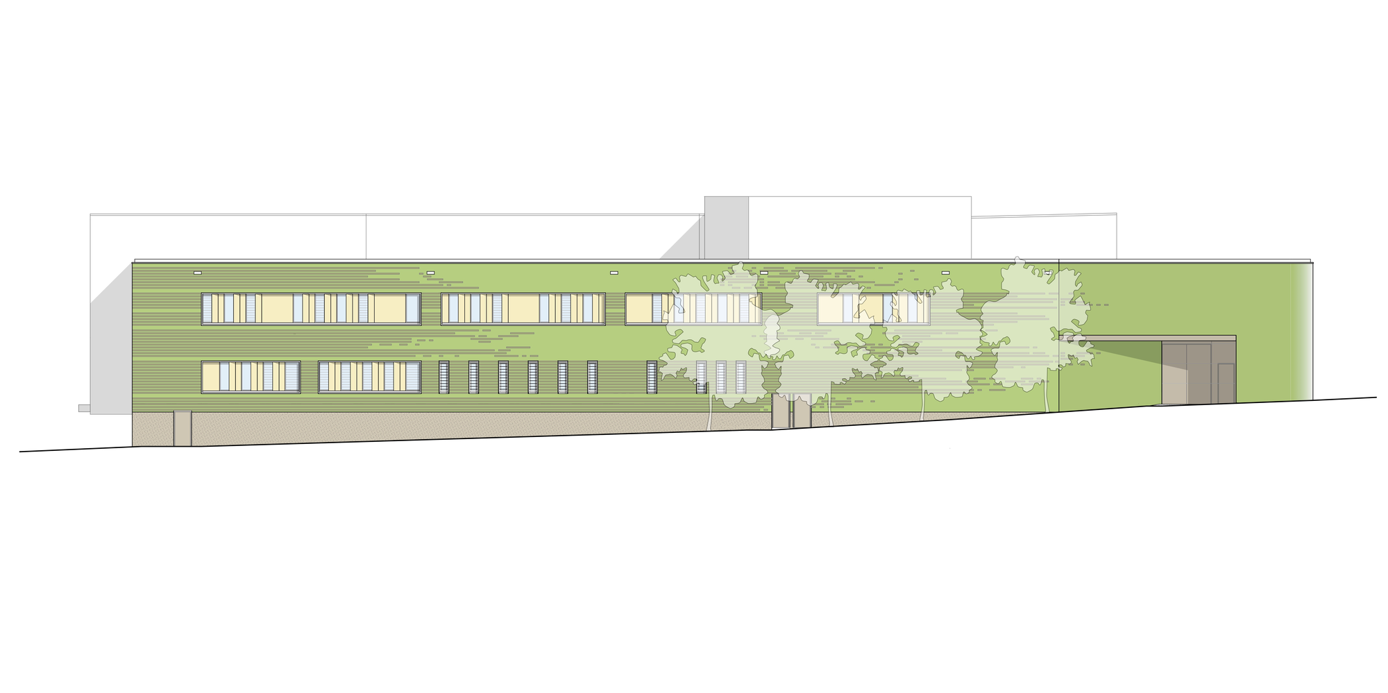 Helensvale Library by Lazhnimmo Architects - architecture elevation ...