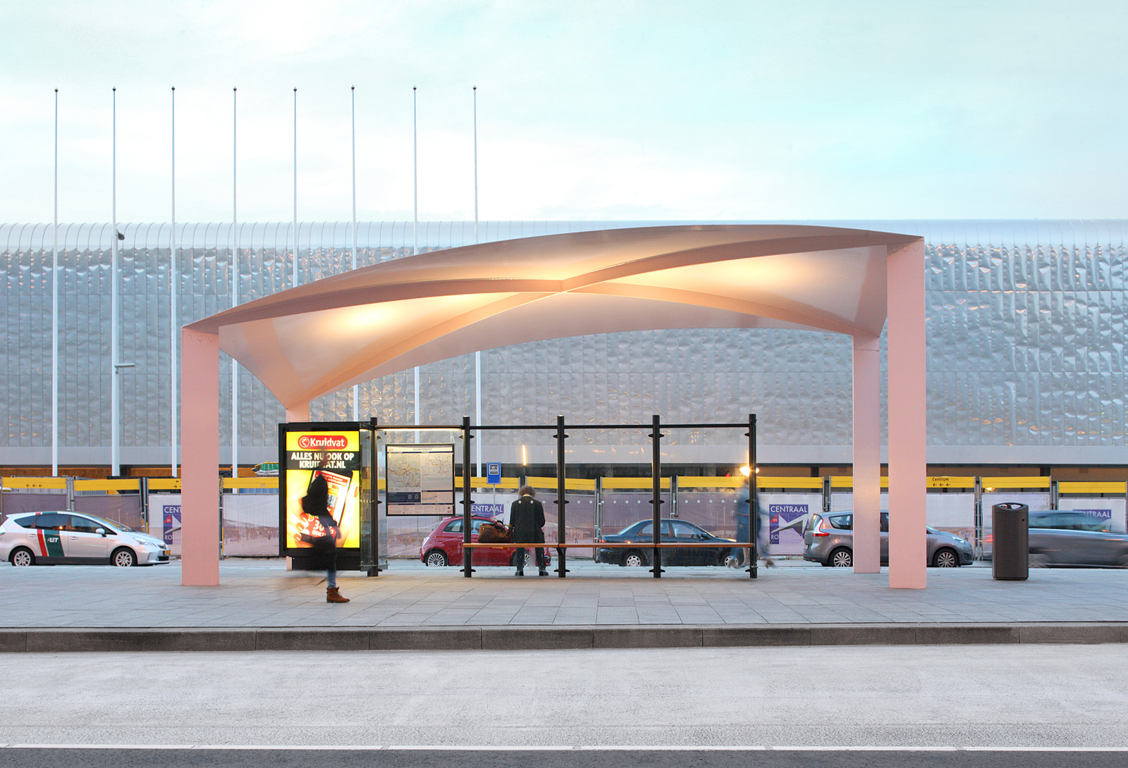 MAXWAN architects + urbanists --> Bus Station Canopies Rotterdam ...